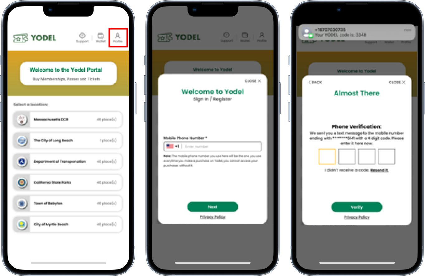 Yodel Portal Instructions